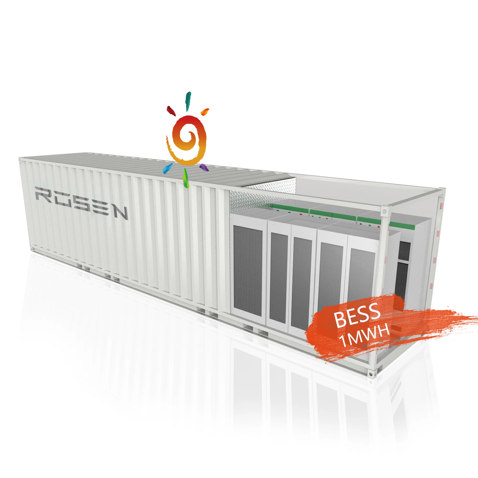 Rosen Energy Storage System BMU BMS EMS 1MW 2MW 3MW Solar Battery ...