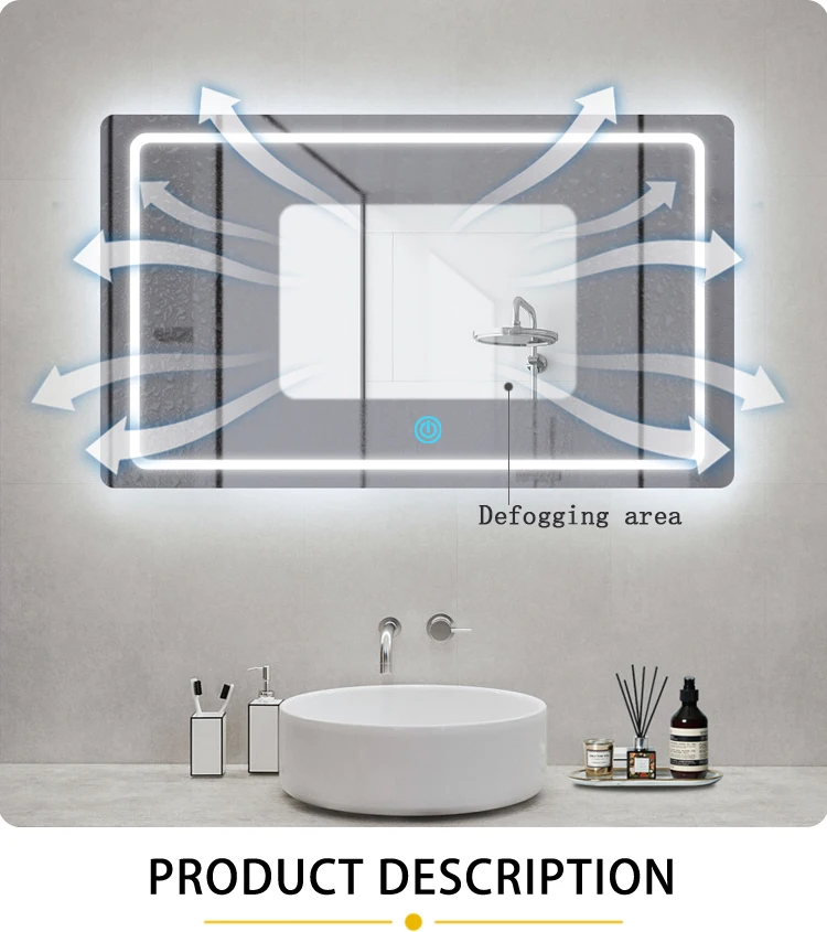 DC12V AC110V 220V PET Mirror Defogger Pad - Smart Defogging