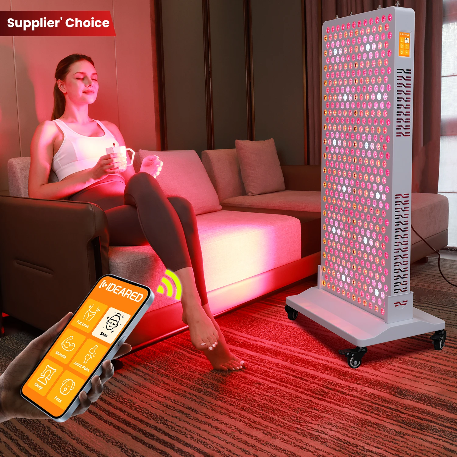 IDEATHERAPY Full Body 9wave 660 850nm Infrared Light Therapy Led Face ...