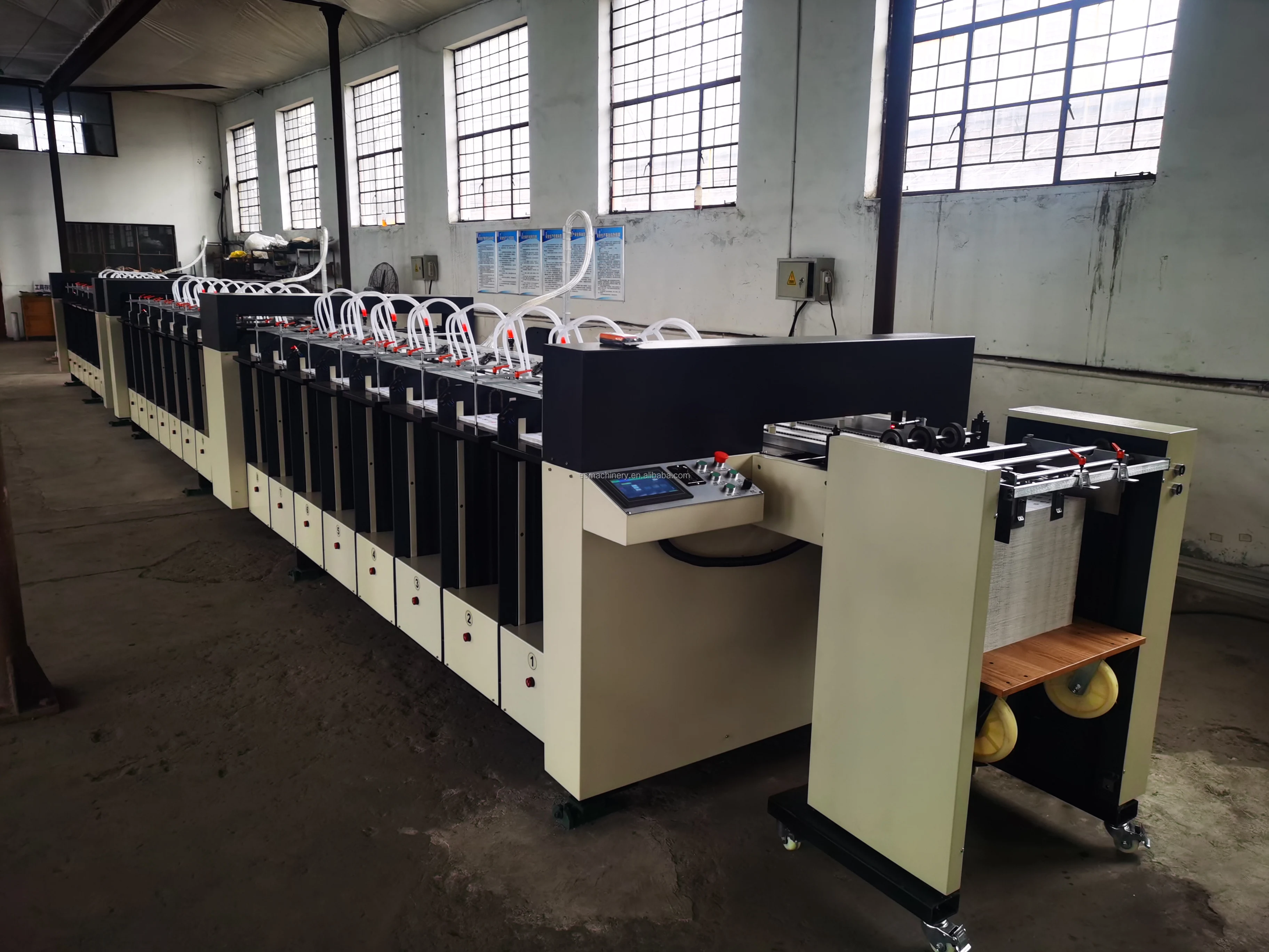 H710 Collator B5+ Card Paper Sorter Machine C7 Collating Stitching and ...