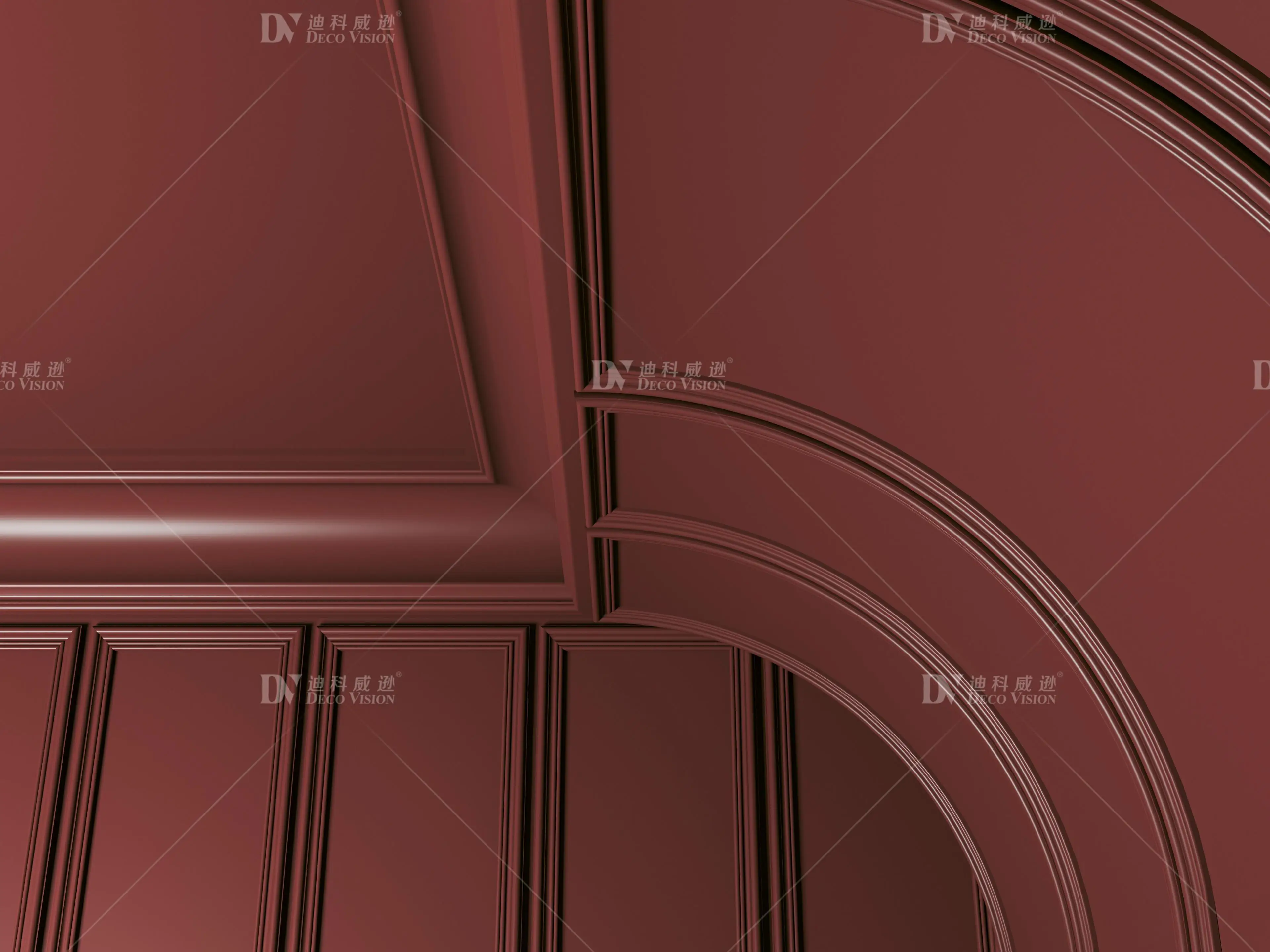 H Decovision Primed Manufactory High Density Pu Plain Flat Moulding For ...