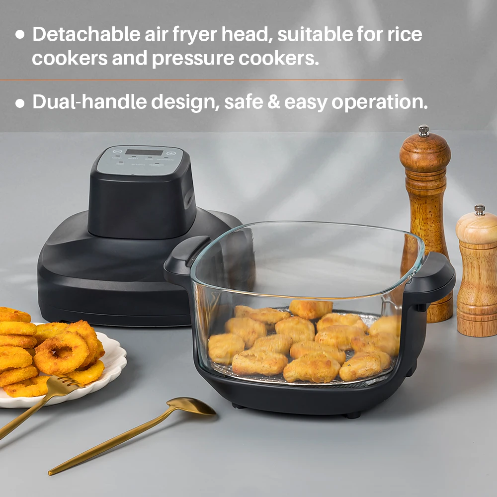 High Quality 4.5L 1.2L Visual Glass Air Fryer Home Appliance Dishwasher ...