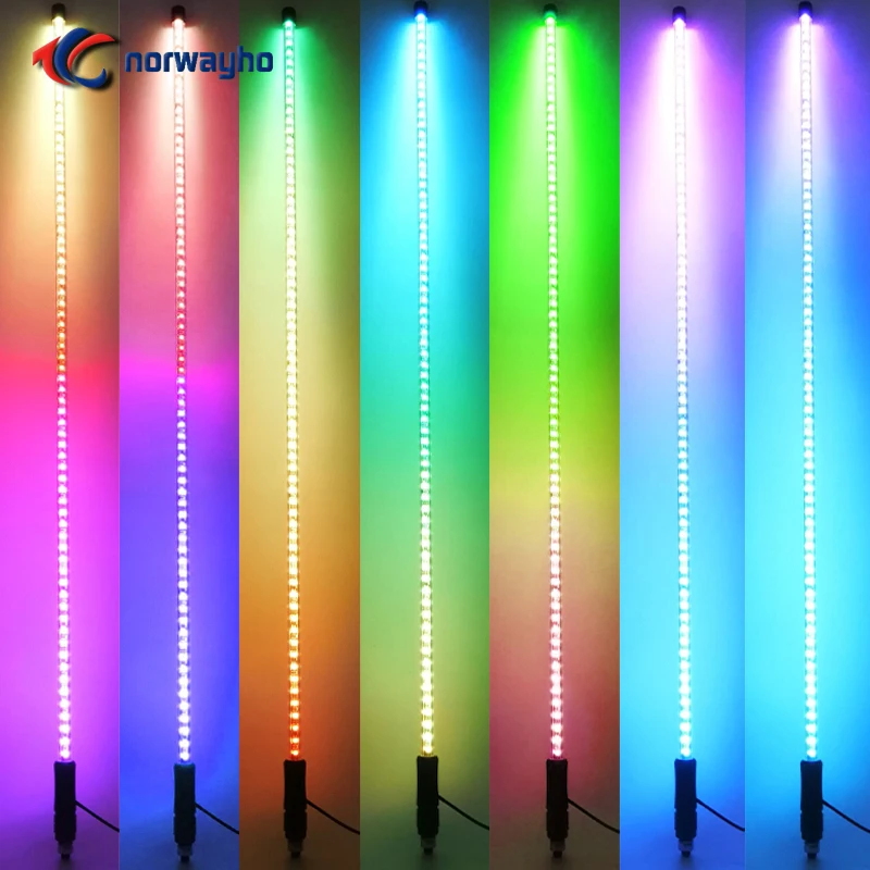 LED Light Whip Auto Antenna Chasing/dancing Color LED Antenna