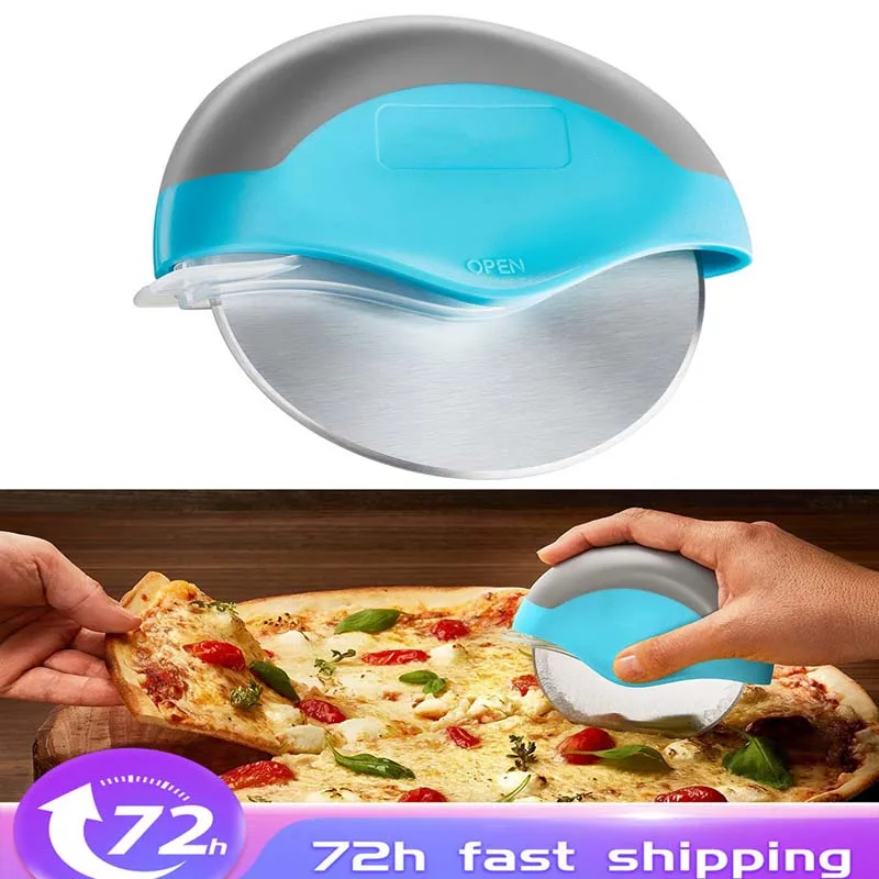Bestselling No Effort Pizza Slicer with Protective Blade Guard Super ...