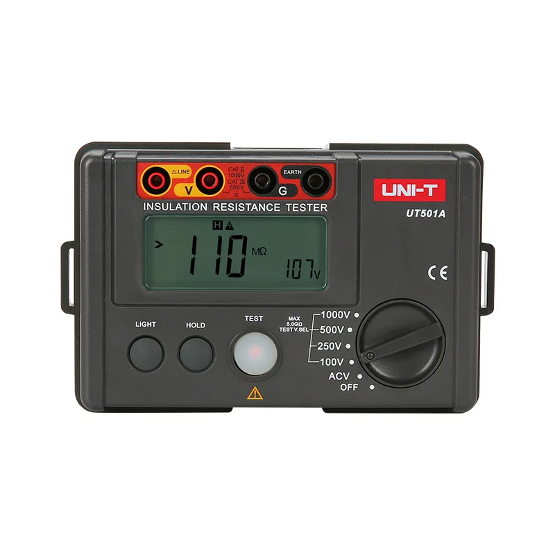 UNI-T UT502A Insulation Resistance meter Rated 500V 2500V AC Voltage ...