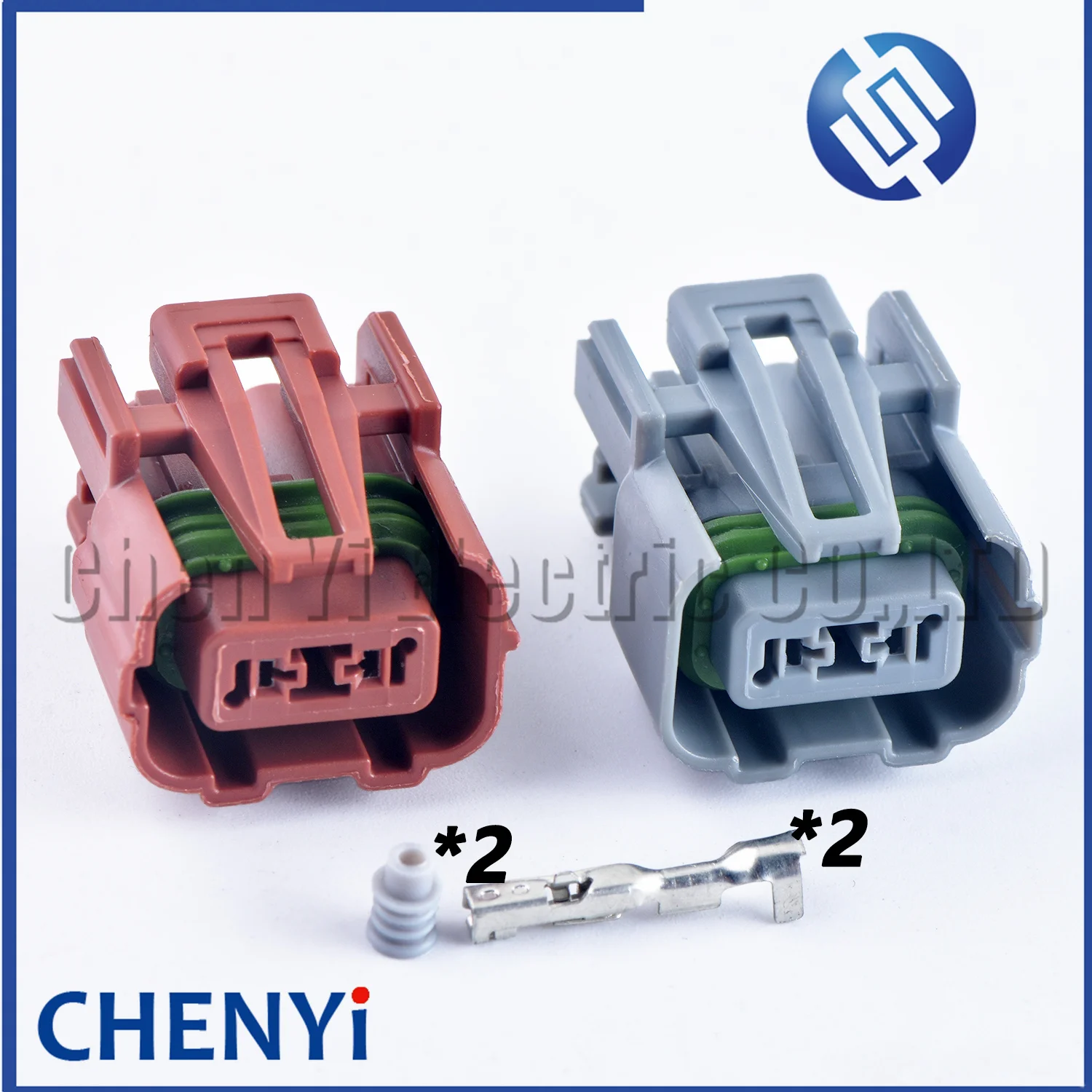 2 Pin auto connector front bumper radar probe fog lamp turn signal ...