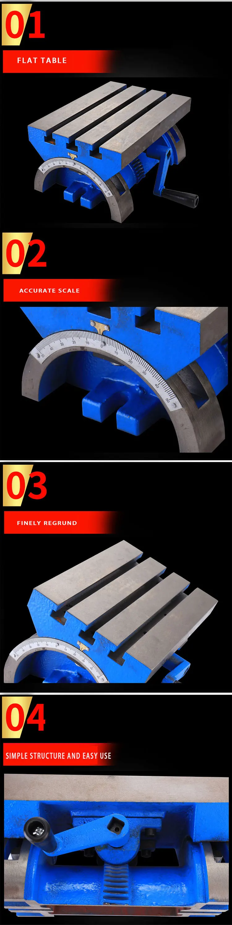 Hot Sale 24*12 Inch Milling Machine Tilting Table by Thorpmct