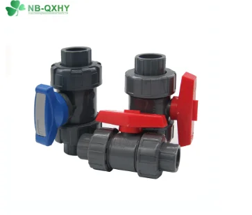 DIN BS ANSI JIS Standard PVC True Double Union Ball Valve| Alibaba.com