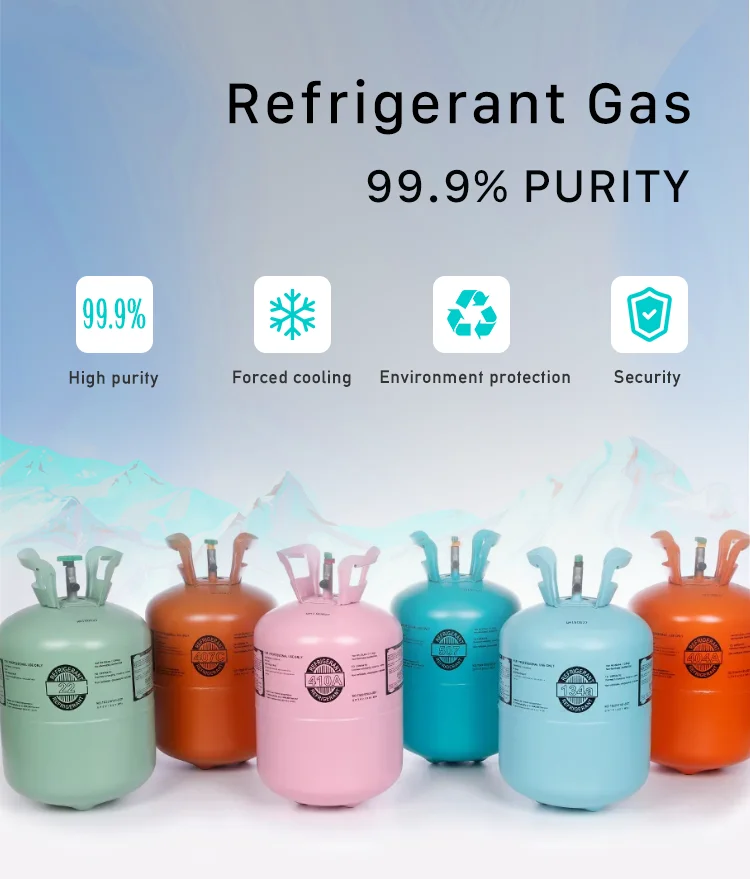 Strong Cooling Capacity Plastic R134a Security Gas R22 Air Conditioner ...