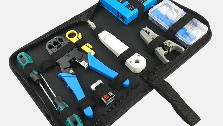 Professional LAN Network Cabling Installation Kit Set RJ45 Type Cable ...