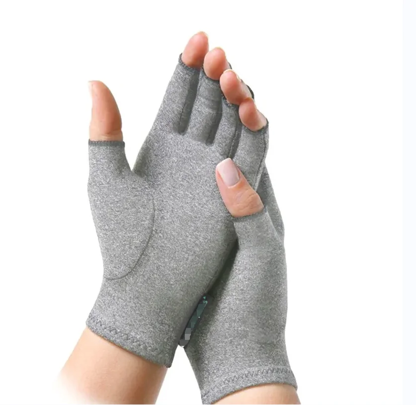 New Bamboo Arthritis Compression Gloves Hand Wrist Support Joint Pain ...