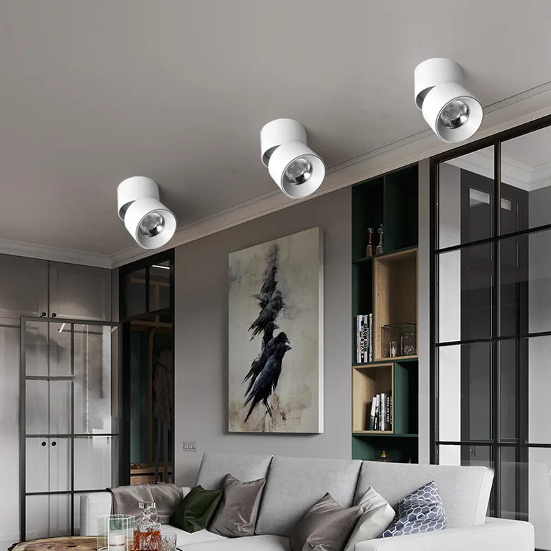 Surface Mounted Led Ceiling Lights 5w 7w 10w 12w Cob Led Down Light ...