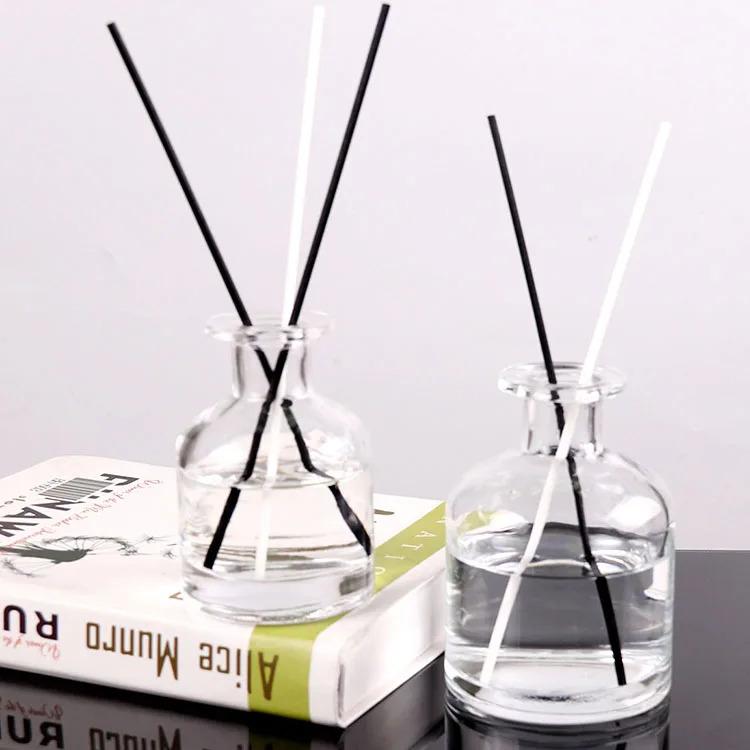 Luxury Round Empty Reed Glass Diffuser Perfume Bottle For Home - Buy ...