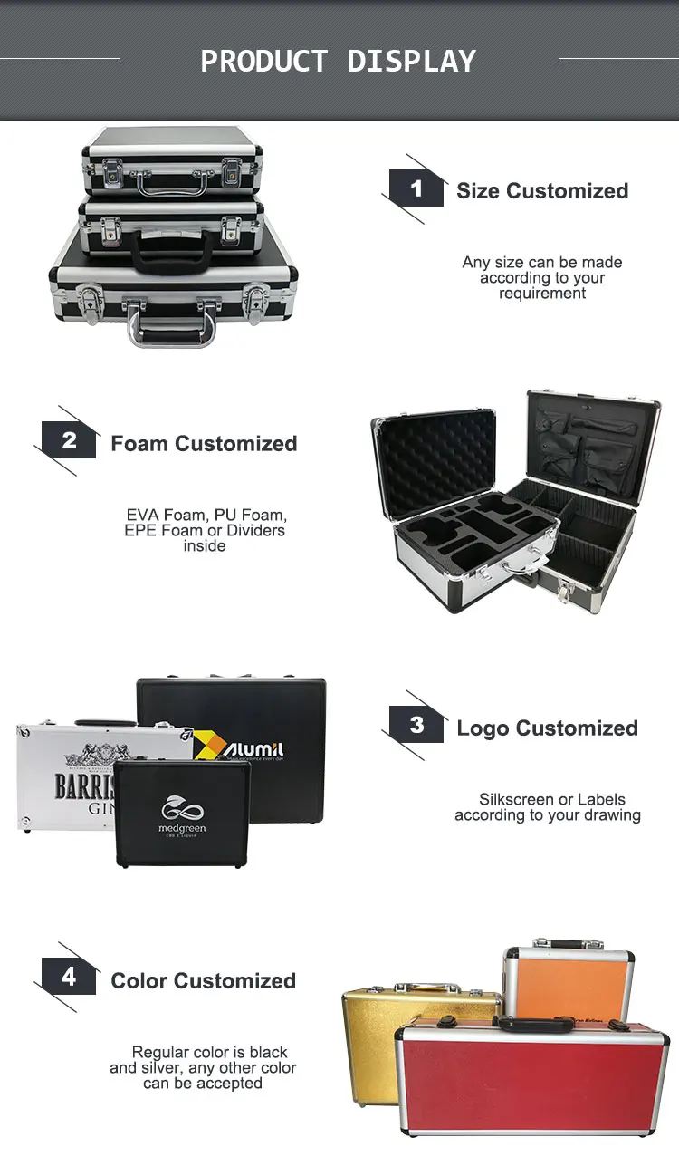 Heavy Duty Utility Aluminum Trunk Transport Road Tool Box