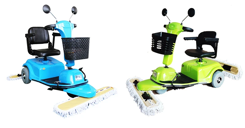 New Arrival 3 Wheels Ride on Floor Sweepers Commercial Dry Mopping Dust ...