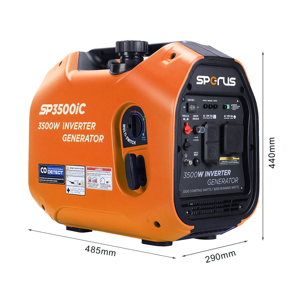 SPERUS Compact Generators Inverter 3.2KW 3.5KW Lightweight Gasoline ...