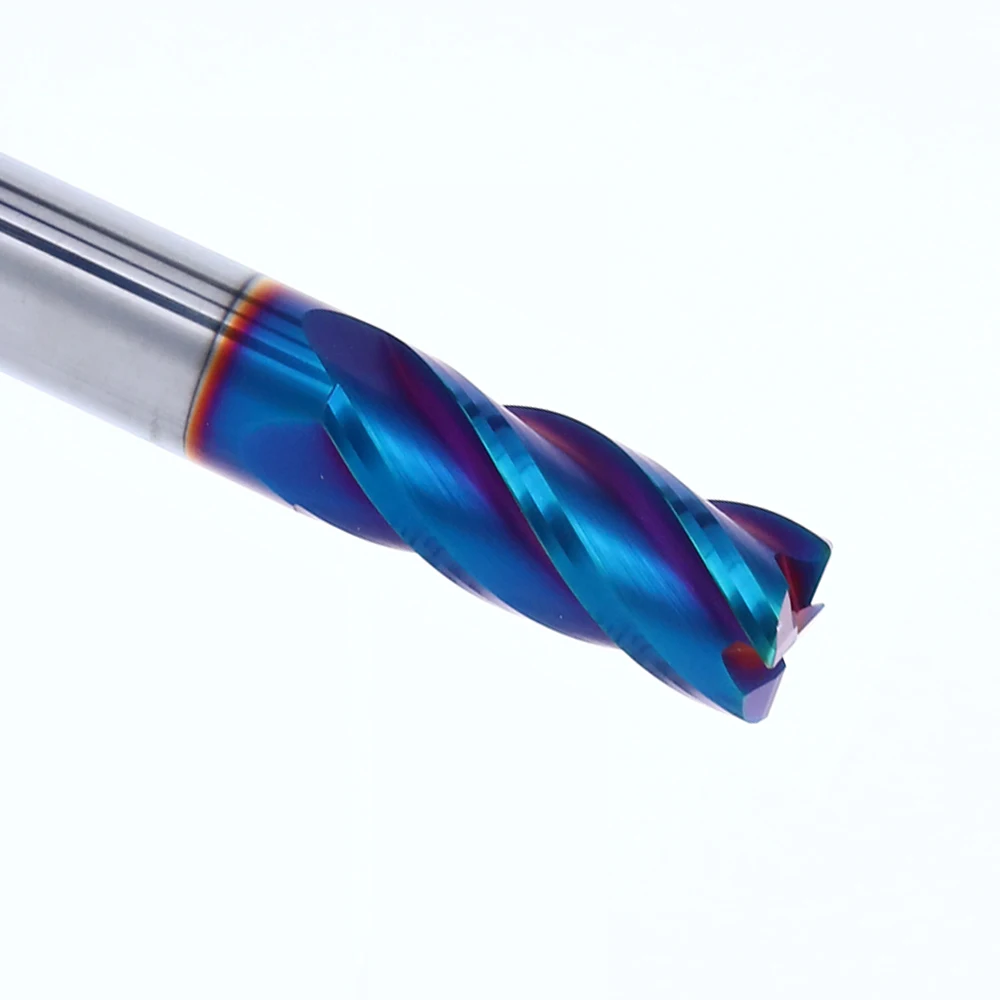 4 Flutes Round Nose Milling Cutter Hrc65 Tungsten Milling Cutter Cnc ...