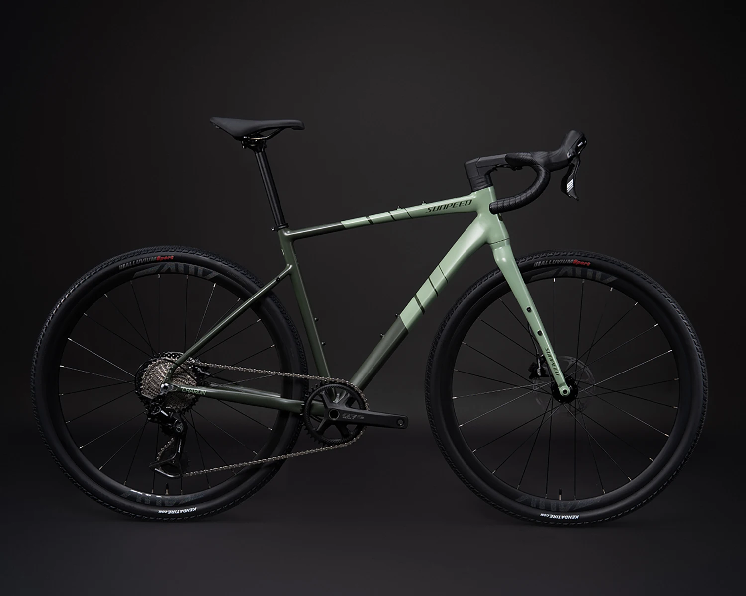 SUNPEED Charon Aluminium Gravel Road Bike - 1x13 Speed, Hydraulic Disc ...