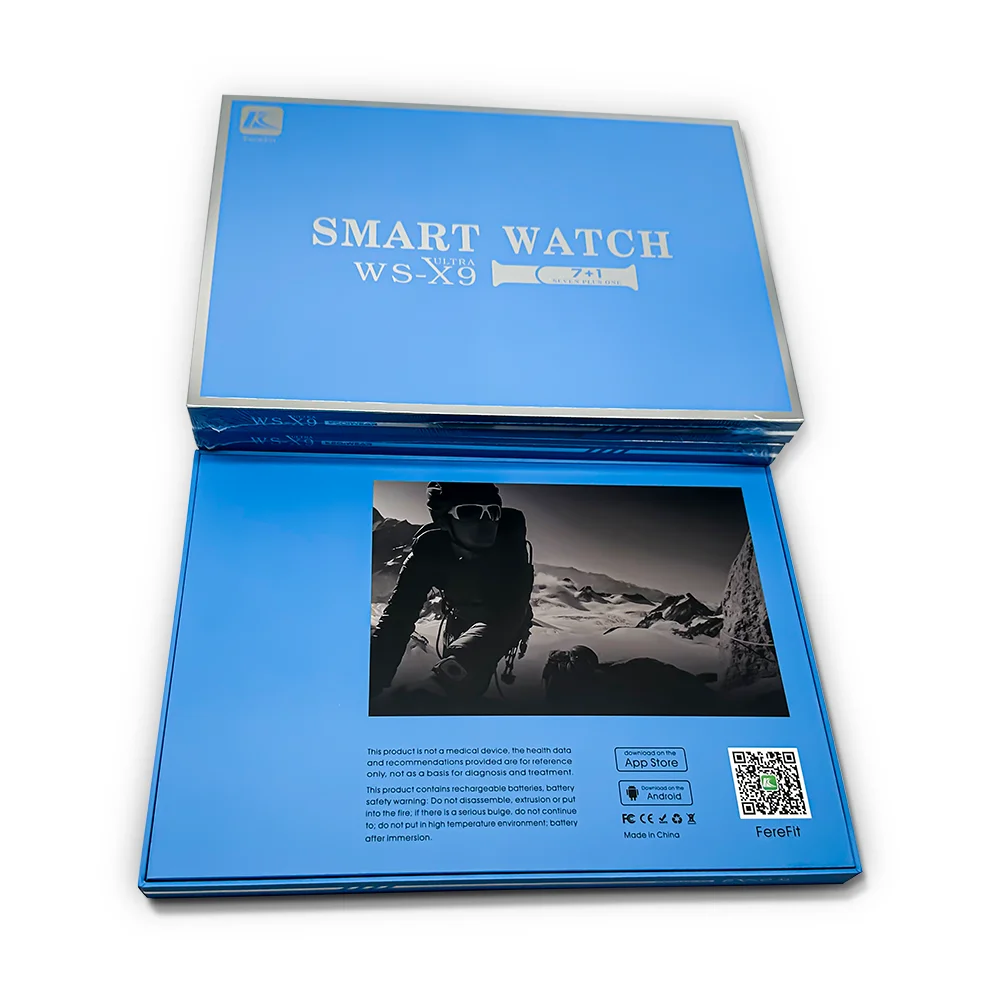 Ws X9 Smart Watches With 7 Straps Intelligent Health Monitoring Bt ...