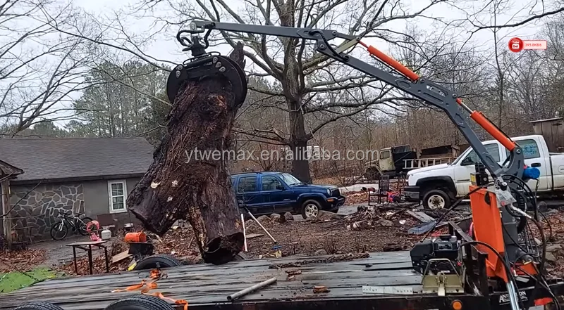 Hydraulic Timber Loader/forwarder with Crane for Atv/tractor