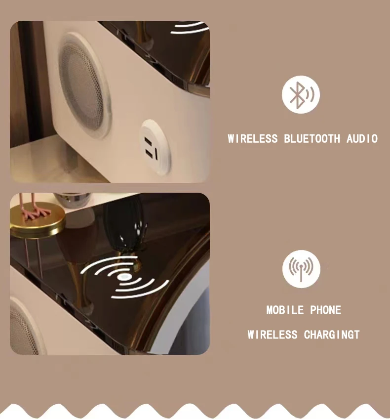 Modern Grey Dressing Table with Lighted Mirror & Stool | MDF Makeup ...