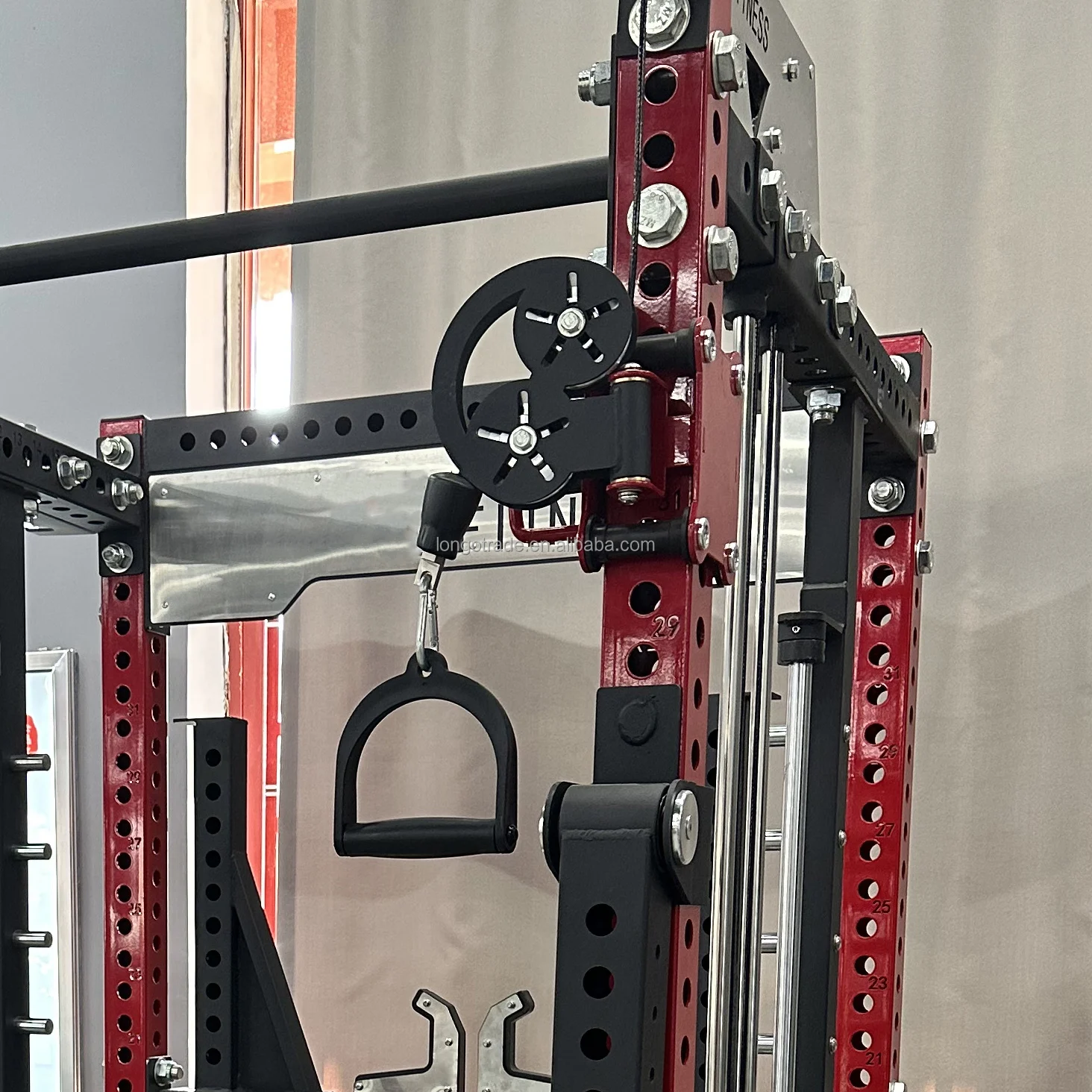 Commercial Cable Crossover Comb 2*80kg Weight Stack Power Squat Rack 3d ...