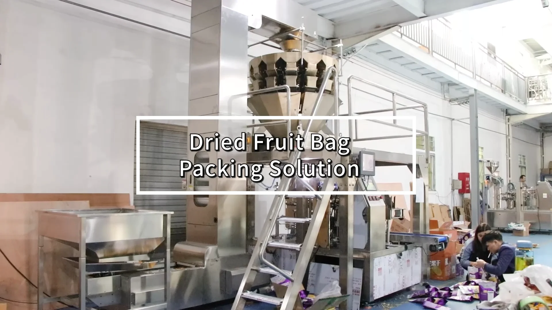 Puffed Rice Packing Weighing Package Cookies Dried Veggie Chips Filling ...