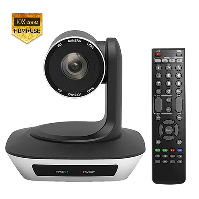 Runpu V10 USB PTZ Camera - 10X Zoom for Video Conferences