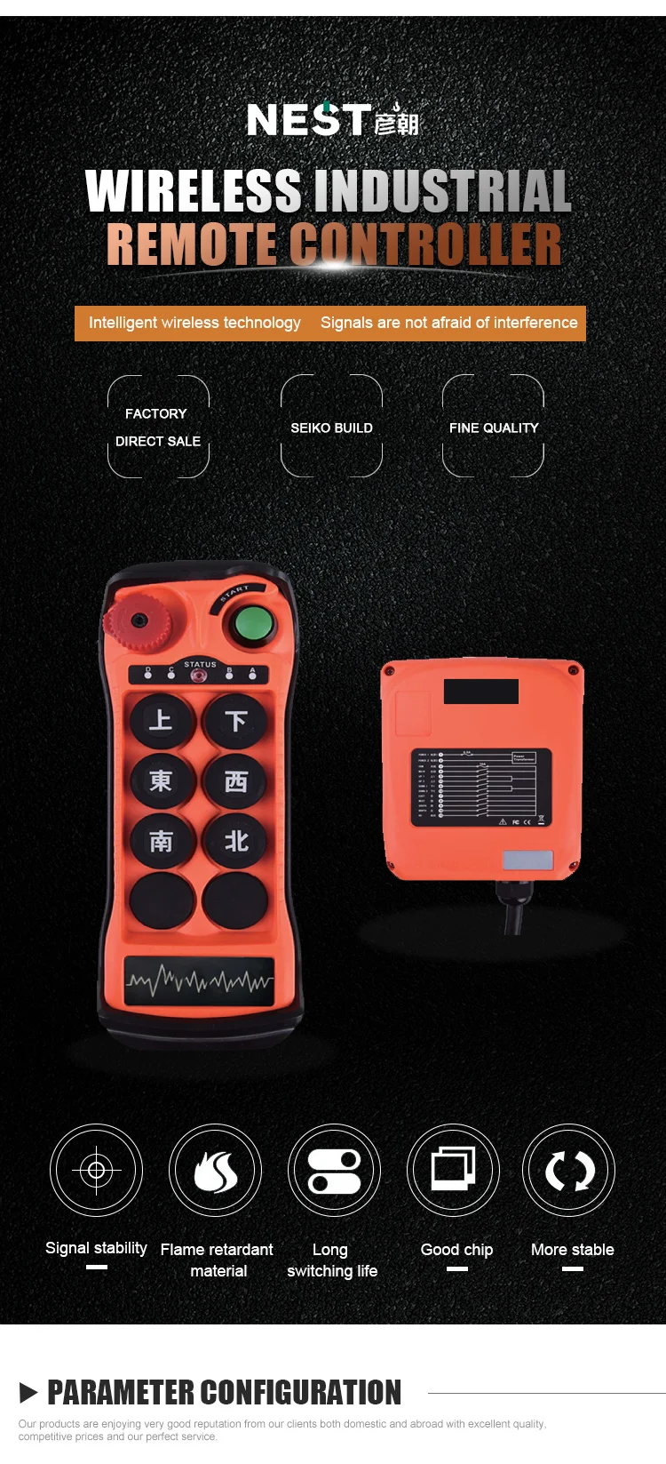 High-protection Crane Remote Control With 1 Million Keystrokes - Buy ...