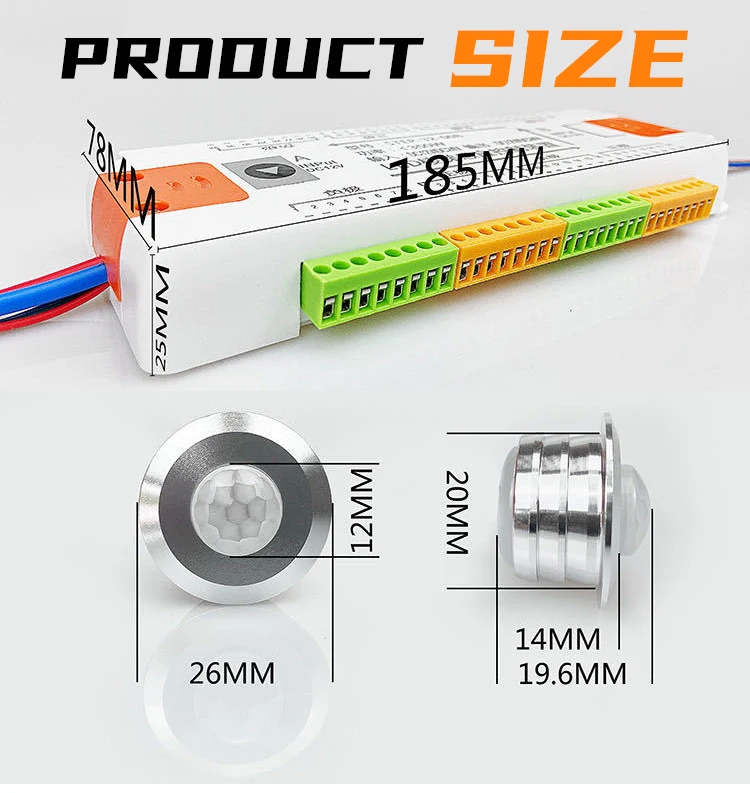 Smart Human Body Induction LED Stair Light Controller for Steps - Ideal ...
