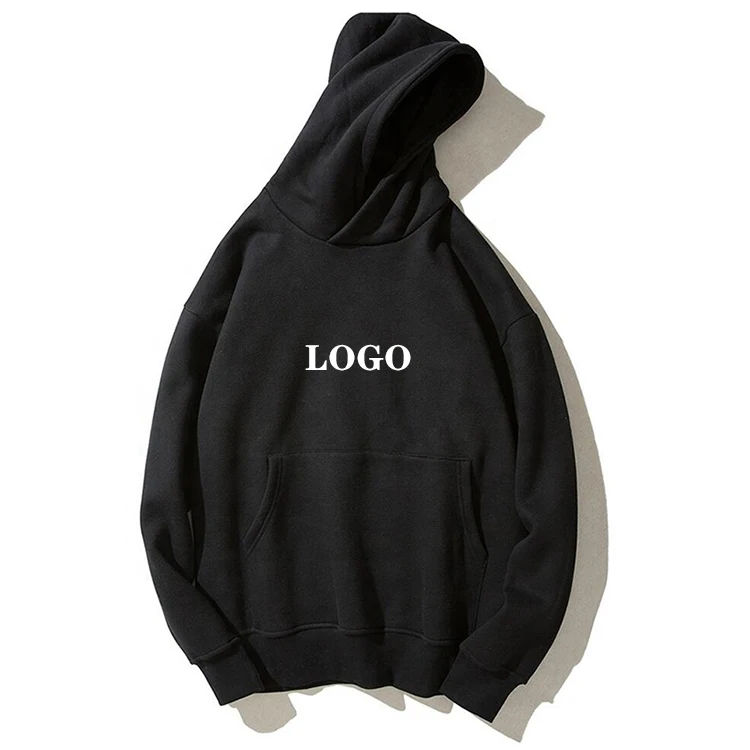 Premium Fleece Oversized 350g Hoodies No String Sweatshirts Hoody Plain ...