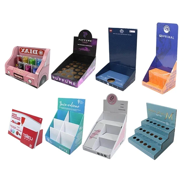 Custom Cardboard Countertop Point of Sale Counter Box Display ...