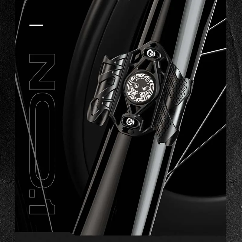 ENLEE Anti Theft Bike Bottle Cage - Multifunctional Airtag Mount