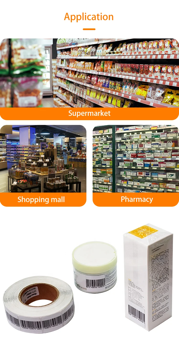 Rf Soft Label Eas Labels 8.2 Mhz Security Labels - Buy Eas Labels 8.2 ...