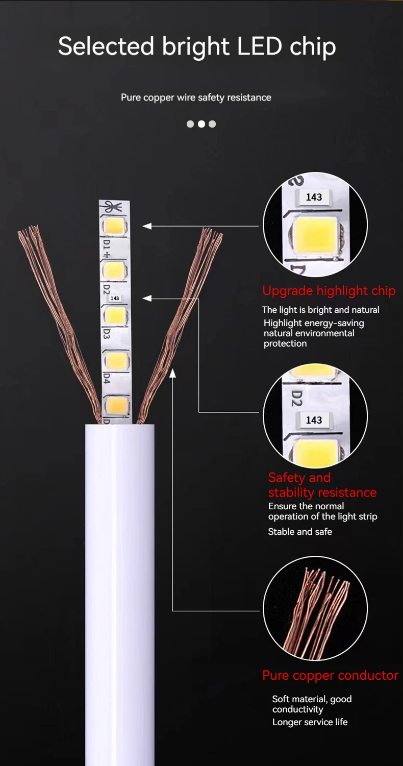 Wholesale High-voltage Waterproof Led Neon Lights 360 Degree Luminous ...