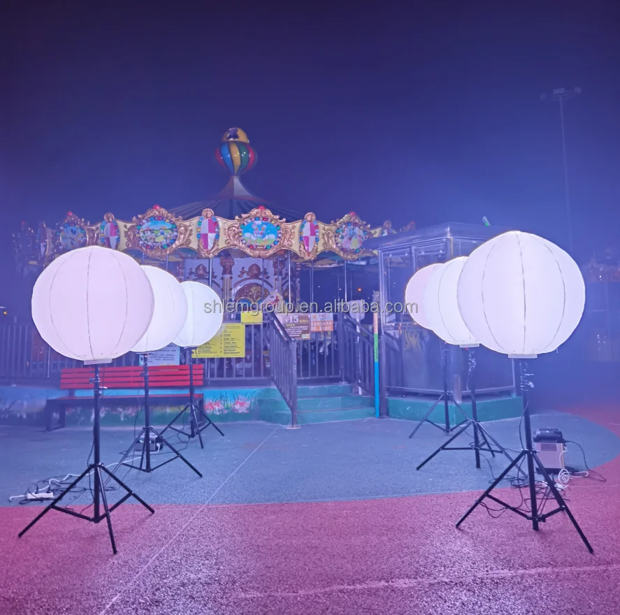 Air 200W Inflatable LED Portable Working RGB Balloon Light Tower