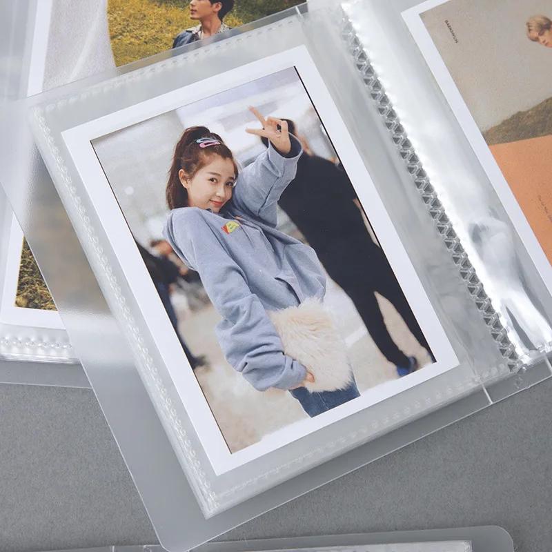 48 Pockets PVC Transparent Photo Album - Ideal for Kpop Fans