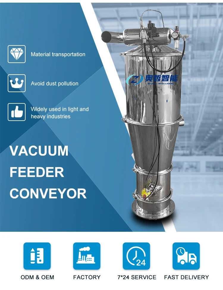 Vacuum Conveyor Fitting Use Gripper Conveyor Chain To The Mixing ...