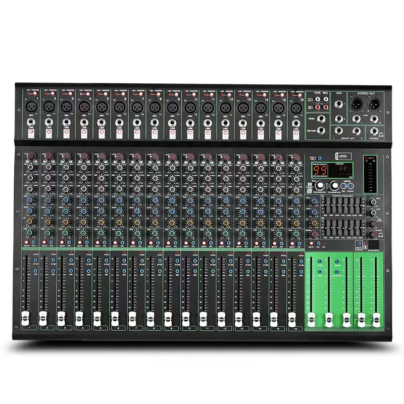 Accuracy Pro Audio MX16DSP Digital Sound Mixer Professional Audio Sound ...