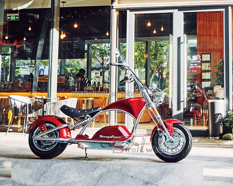 2 Wheel EEC Electric Motorcycle Chopper - 2000w-4000w Power