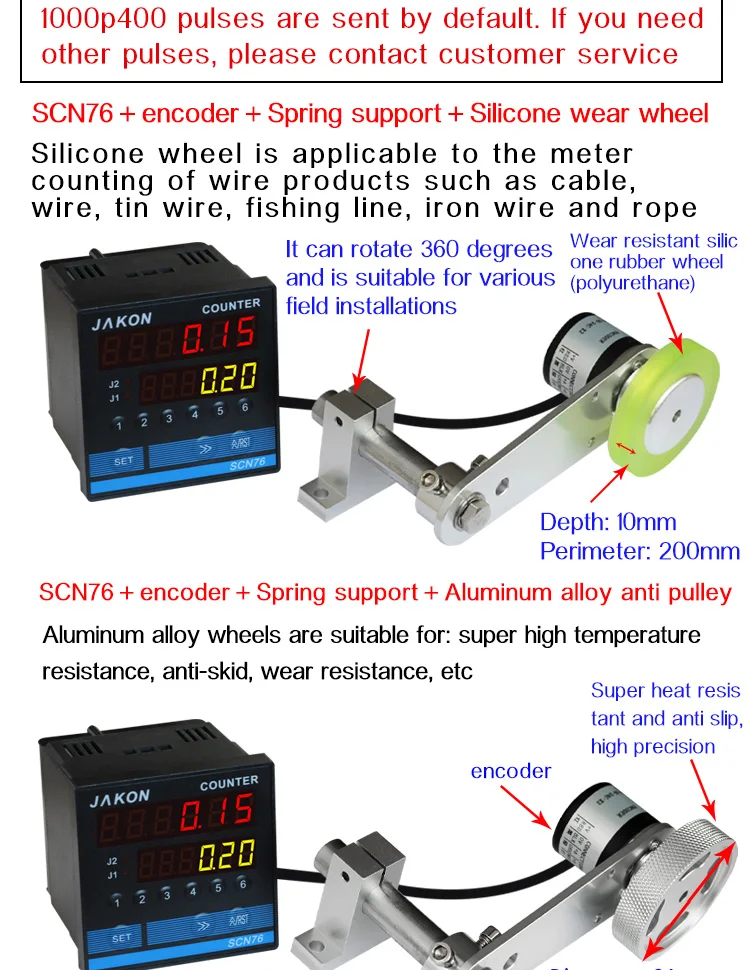 High-Precision Length Meter Counter | Mini Cable Wire Rope | OEM