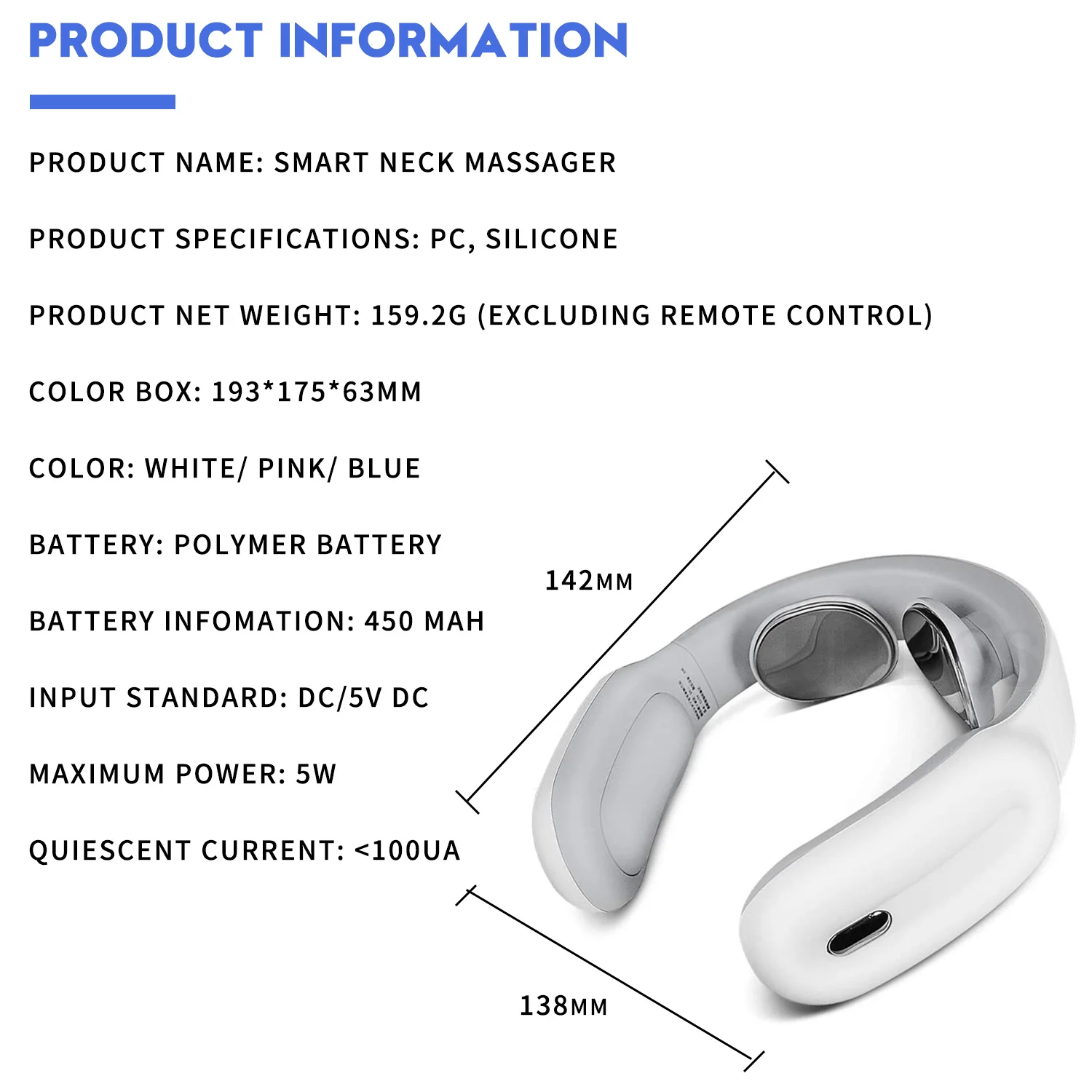 High Quality New Electric Heating Face And Neck Massager Mini Usb ...