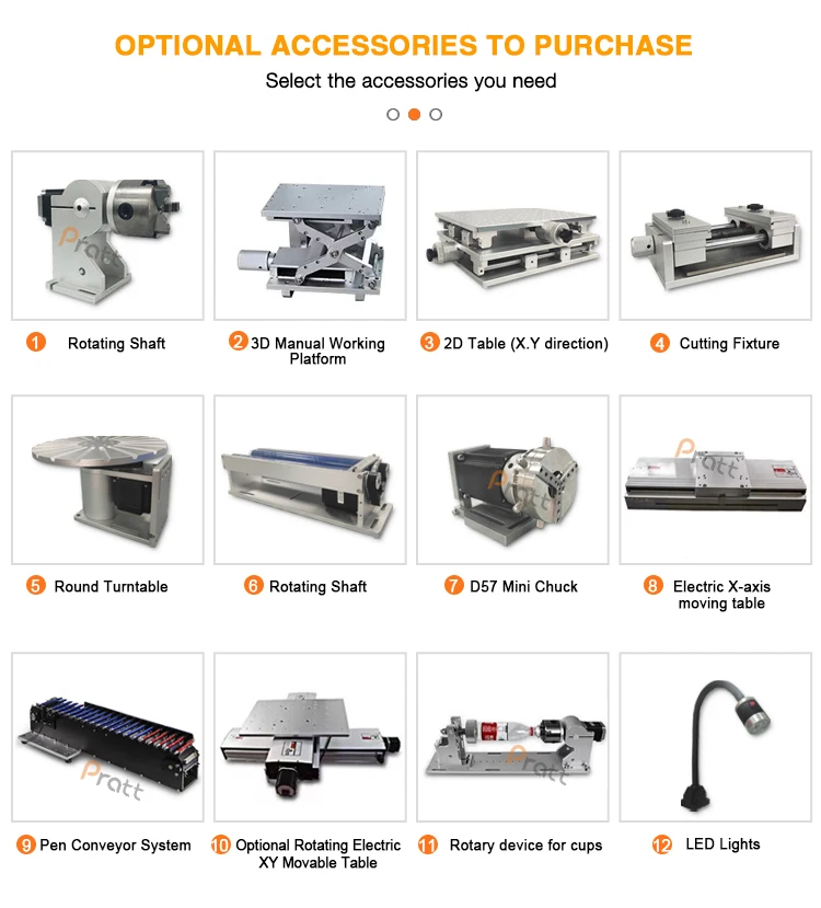 3d Fiber Laser Marking Machine 100w With Raycus Jpt 30w 60w Mopa M7 ...