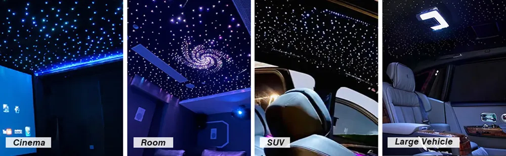 Sparkle Led Fiber Optic Light Kit Starry Car Roof Star Ceiling Light ...