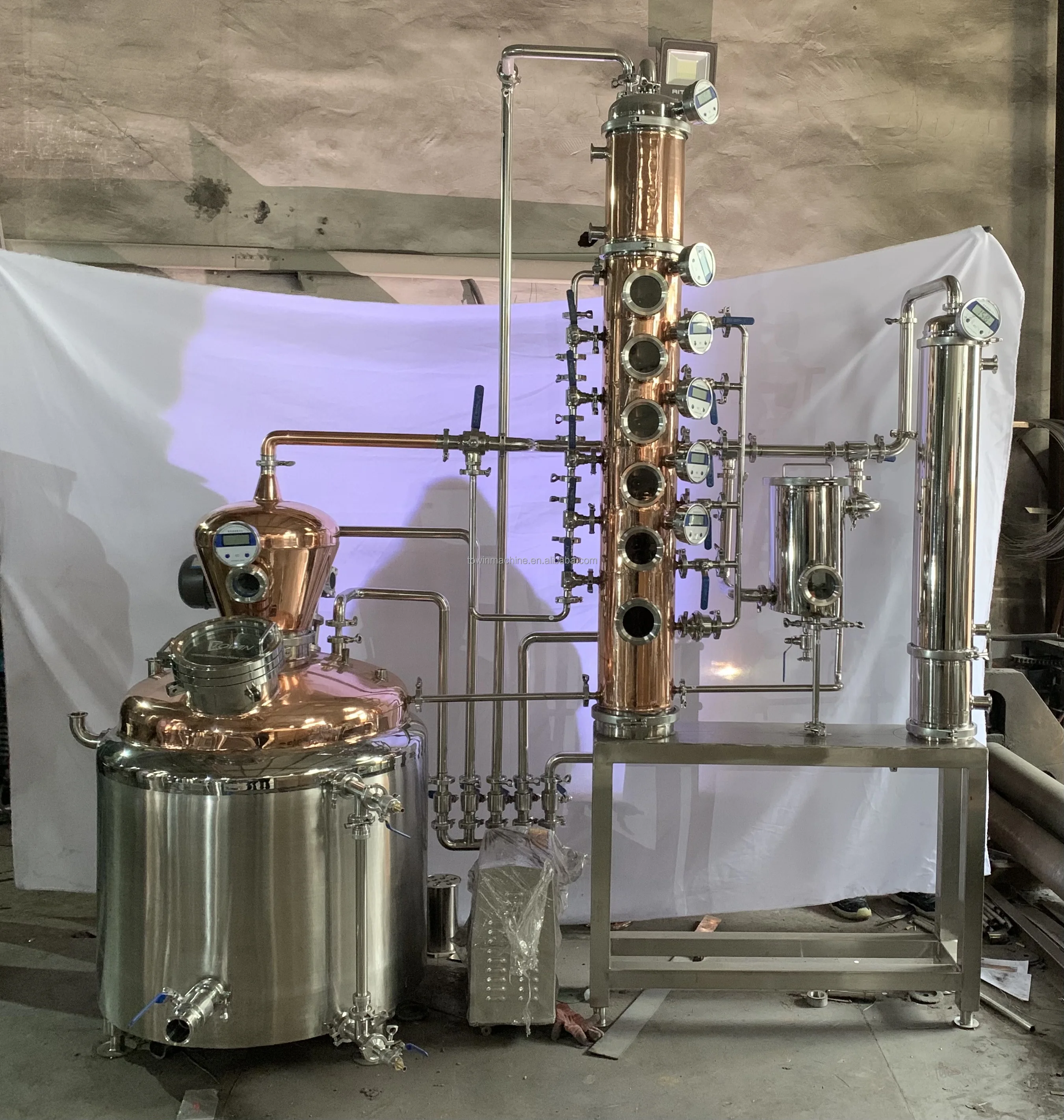 Still Copper Column - Distiller Column for Alcohol Processing