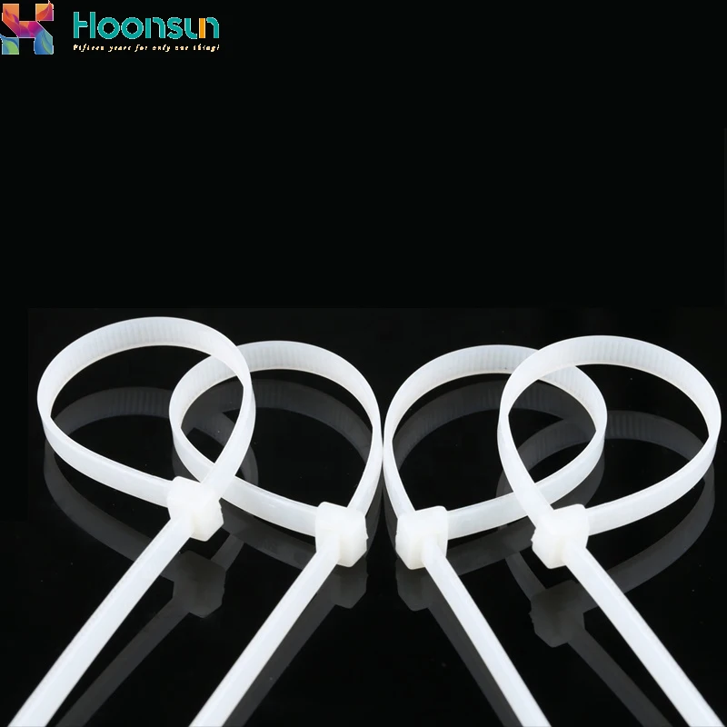 Black Self-Locking Electric Wiring Nylon 66 Cable Tie 2.5*100mm ZIP Tie ...