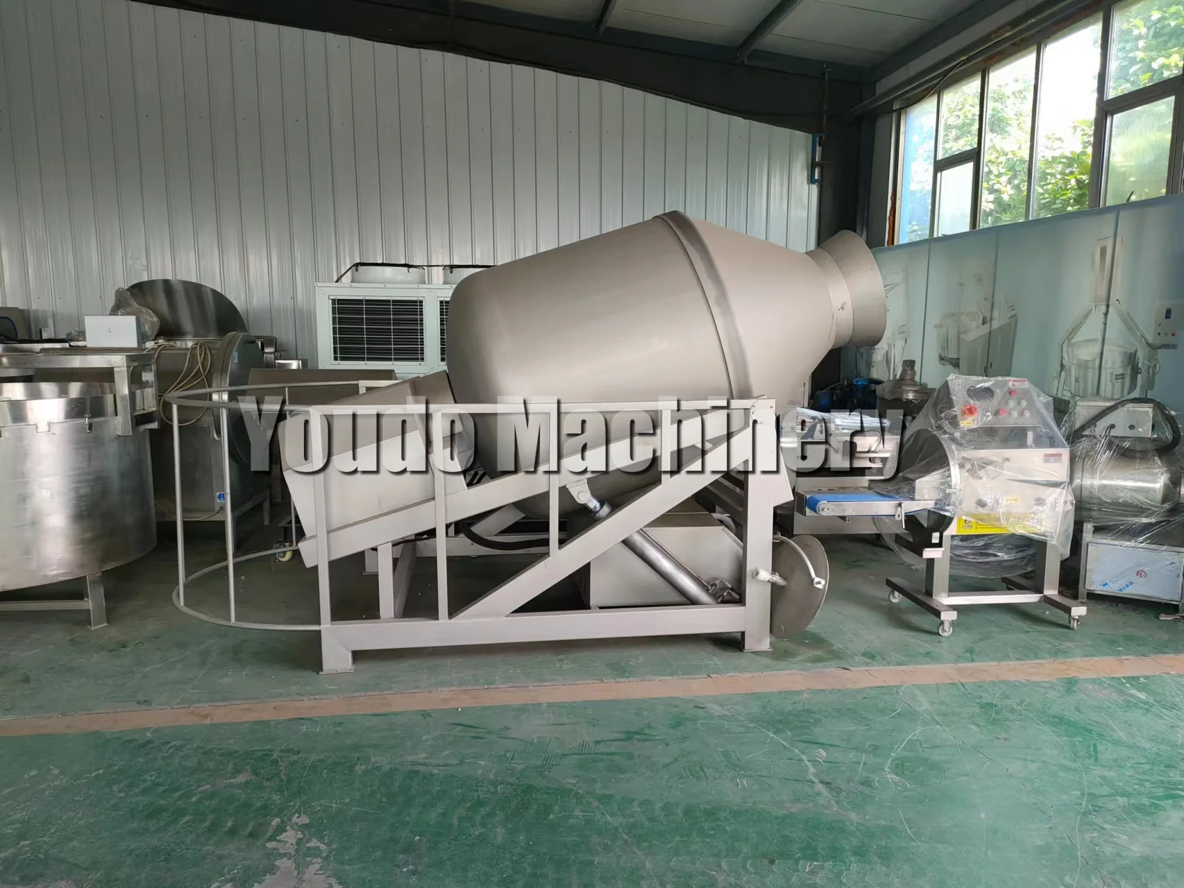 Industrial Stainless Steel Chicken Marinator Machinery Vacuum Meat ...