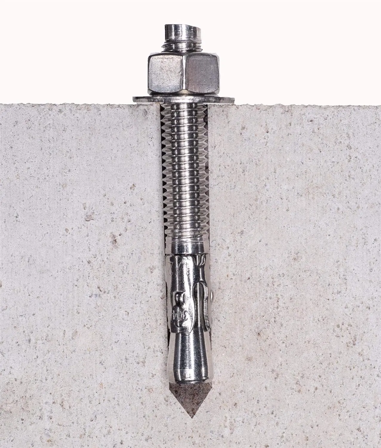 Commercial Grade Anchor Bolt Stainless Steel Wedge Anchors 3/8" X 3 ...