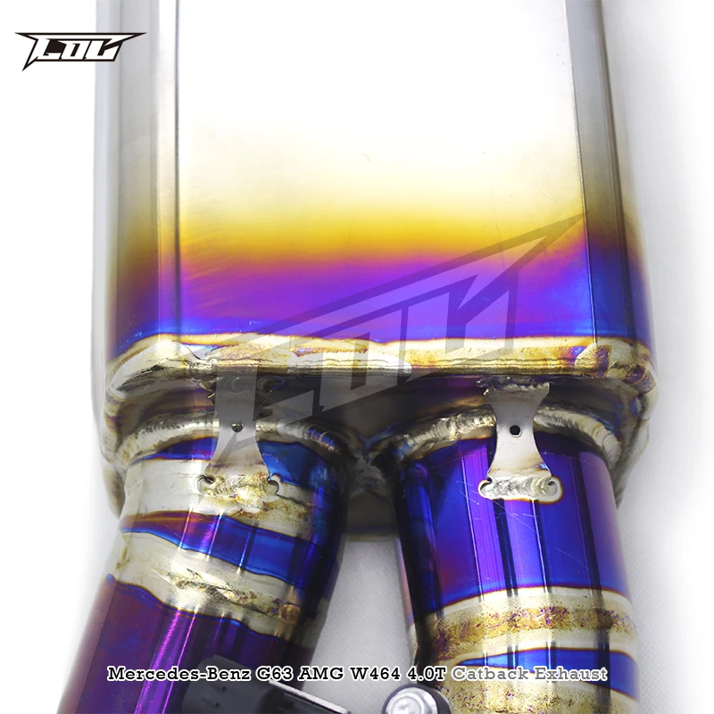 Coc Titanium Sport Exhaust System For Mercedes-benz G63 Amg W464 4.0t ...