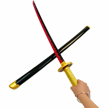 Tsugikuni Yoriichi Wooden Sword Anime Demon Slayer Katana Toys Cosplay ...